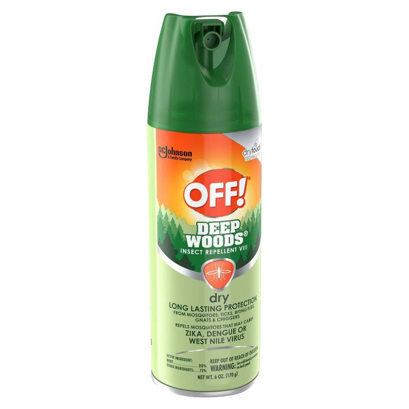 OFF! Deep Woods Dry Aerosol Bug Spray - 6oz 6 oz | Shipt