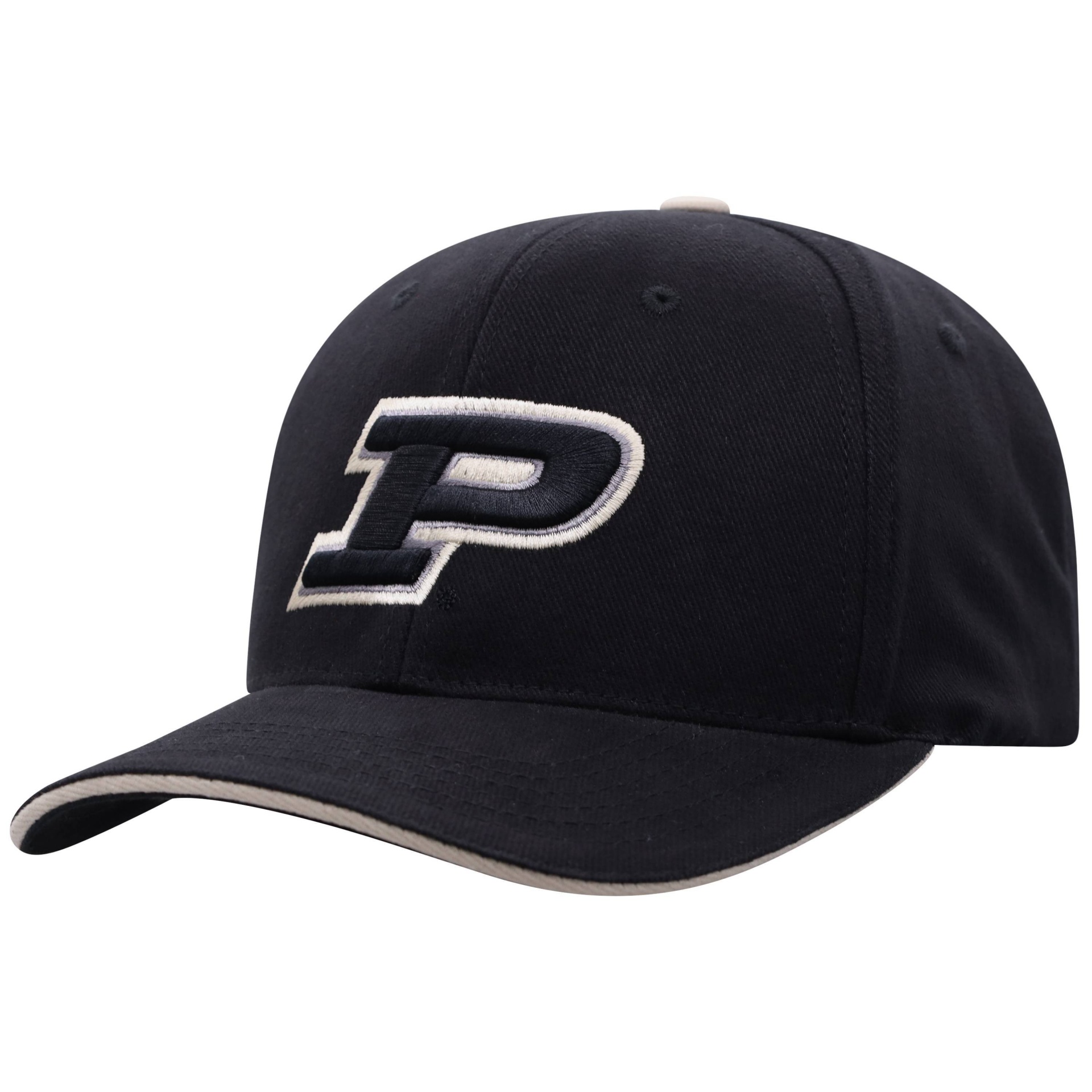 NCAA Purdue Boilermakers Men's Reality Structured Brushed Cotton Hat 1 ...