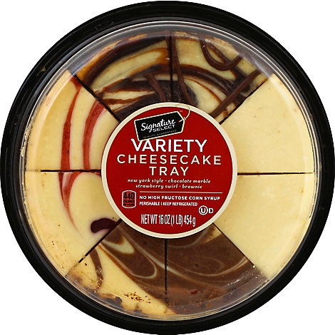 Signature Select 4 Variety Cheesecake 16 oz | Shipt