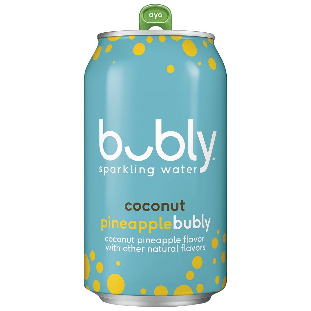 Bubly Sparkling Water Coconut Pineapple 12 Fl Oz 8 Count Cans 8 ct; 12 ...