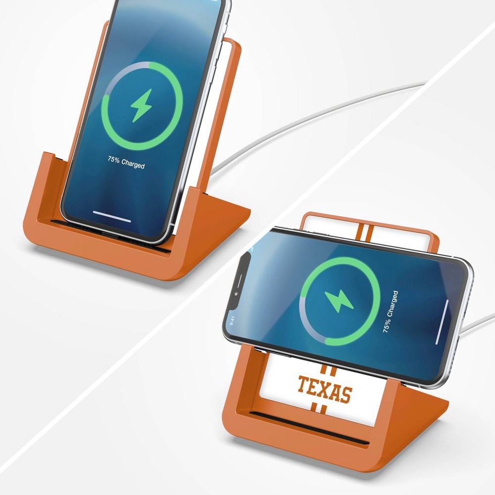 NCAA Texas Longhorns Wireless Charging Stand 1 ct | Shipt