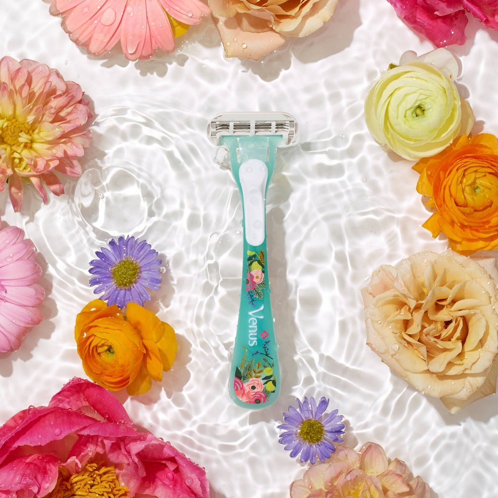 Rifle Paper Co. + Venus Garden Party Disposable Razors - 3ct 3 ct | Shipt