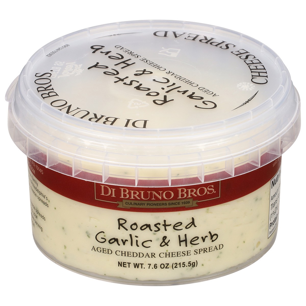 Di Bruno Bros. Roasted Garlic & Herb Cheese Spread 7.6 oz 7.6 oz | Shipt