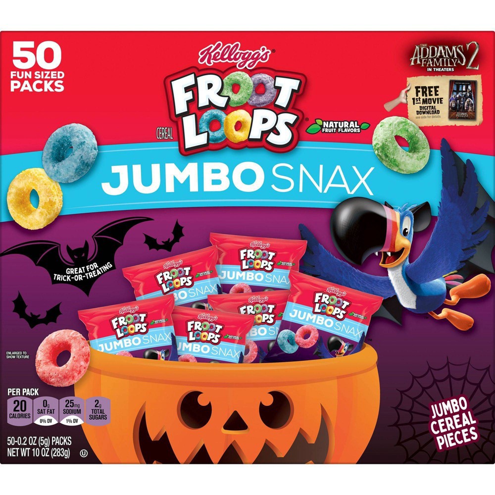 Froot Loops Halloween Jumbo Snax - 11.01oz 11.01 oz | Shipt