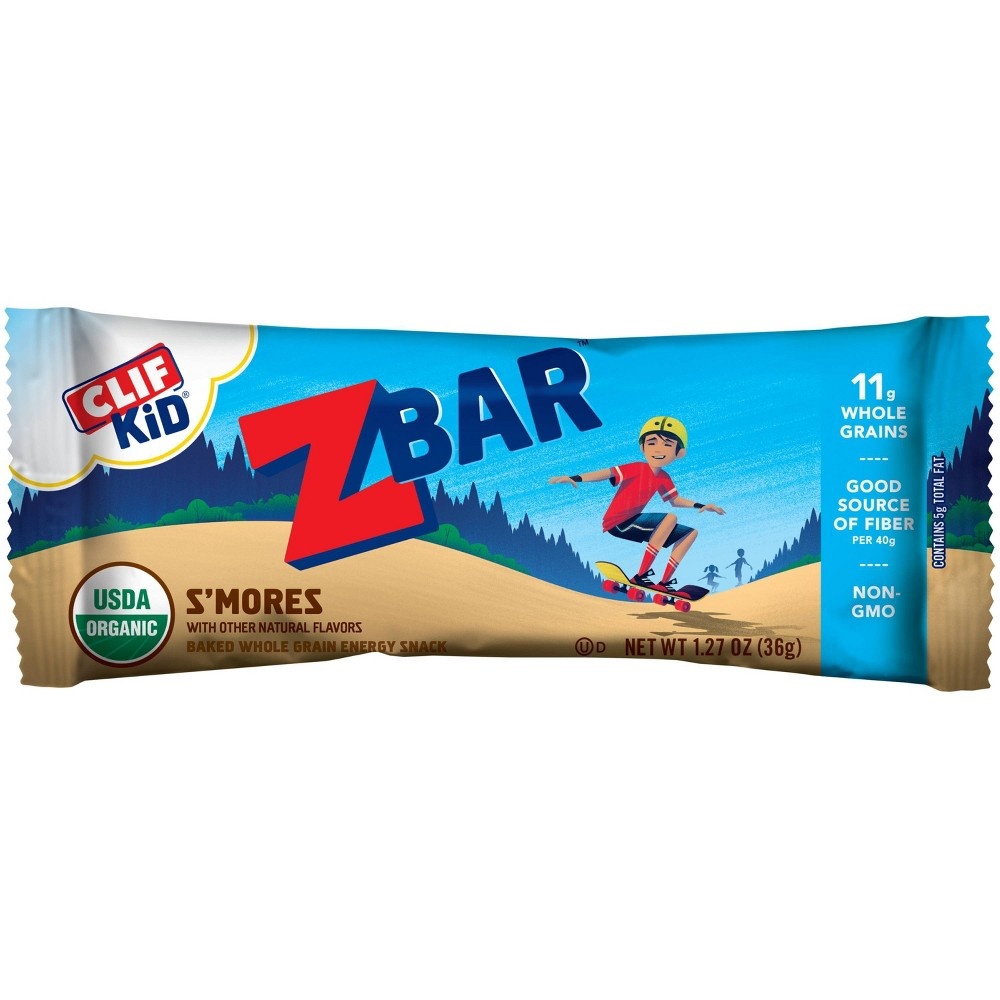 CLIF ZBAR Zbar Chocolate Chip, Iced Oatmeal Cookie, and S'mores Snack ... CLIF ZBAR Zbar Chocolate Chip, Iced Oatmeal Cookie, and S'mores Snack ...