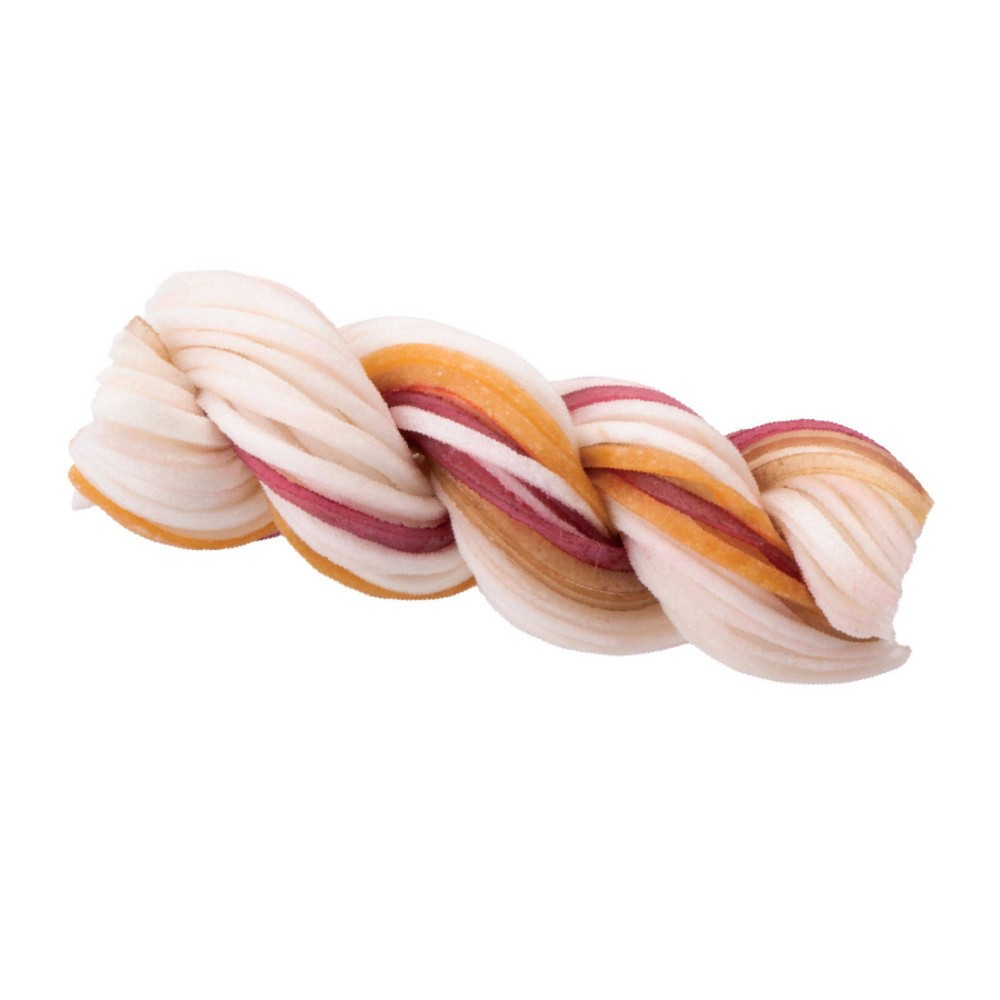 Good 'n' Fun Triple Flavor Twisted Ropes Rawhide with Beef, Pork and ...