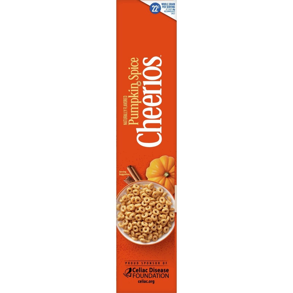 Pumpkin Spice Cheerios Family Size Cereal - General Mills 18.5 oz | Shipt