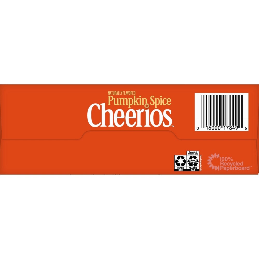 Pumpkin Spice Cheerios Family Size Cereal - General Mills 18.5 oz | Shipt