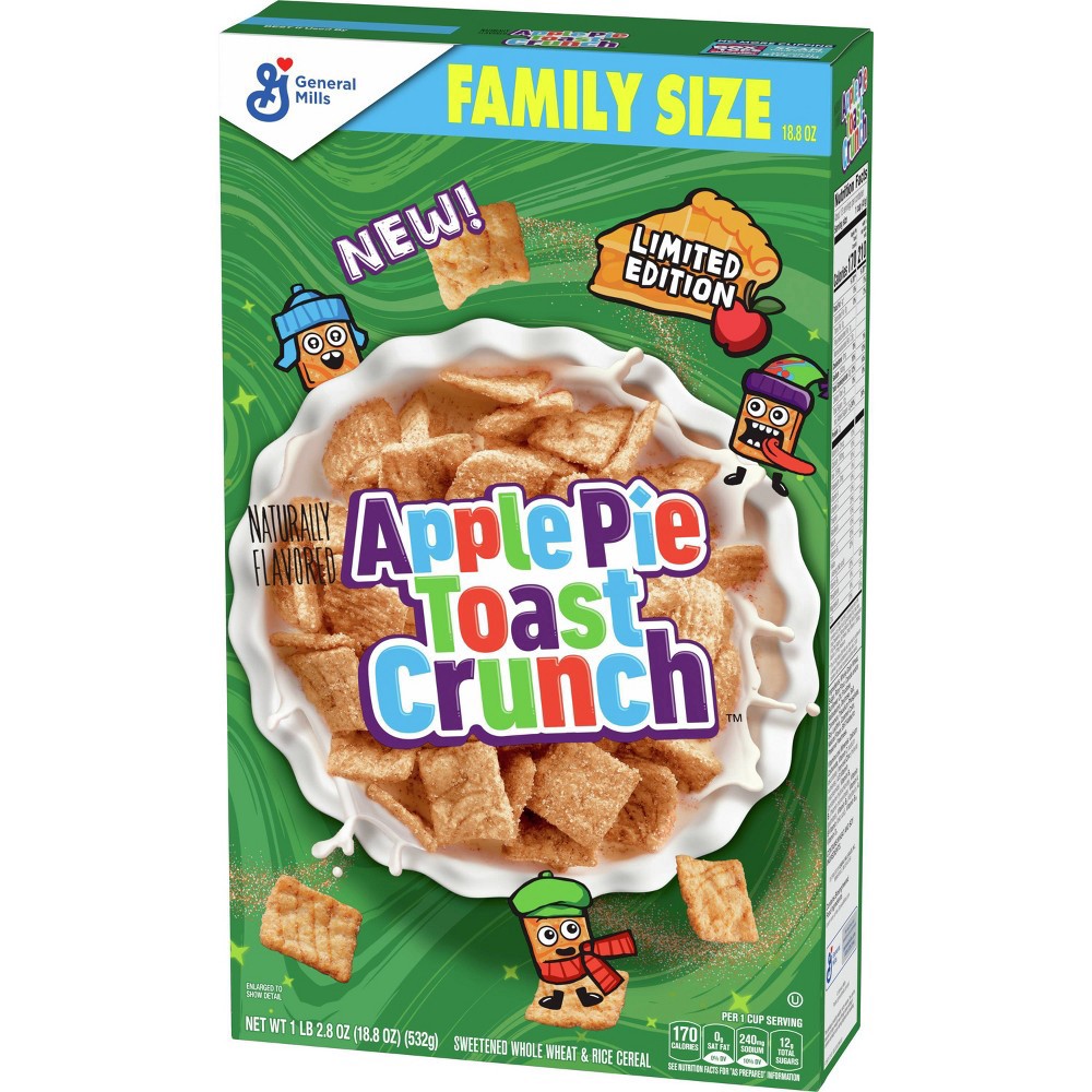 Cinnamon Toast Crunch Apple Pie Toast Crunch Family Size Cereal - 18 ...