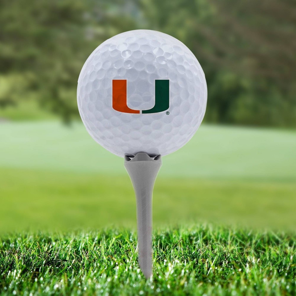 NCAA Miami Hurricanes Golf Balls 3 ct | Shipt