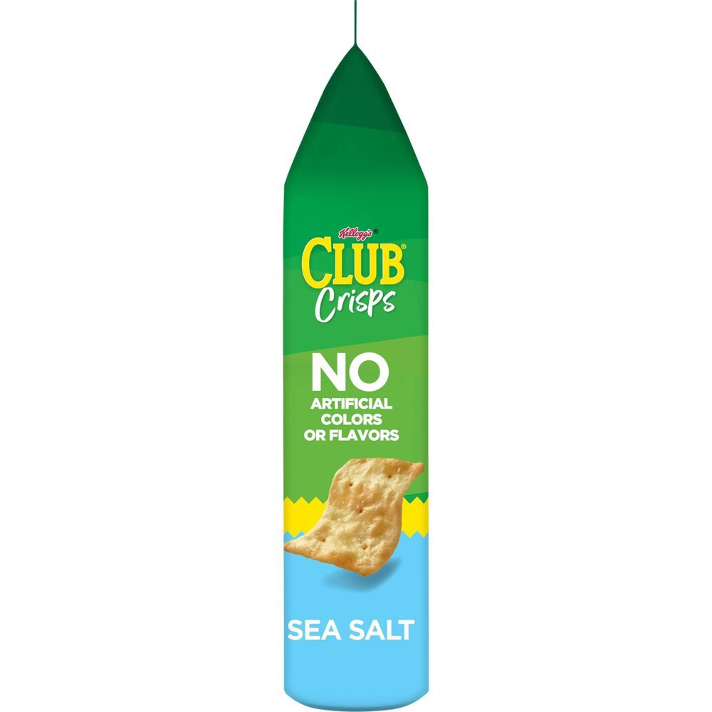 Kellogg's Club Cracker Crisps, Baked Snack Crackers, Sea Salt 7.1 oz ...