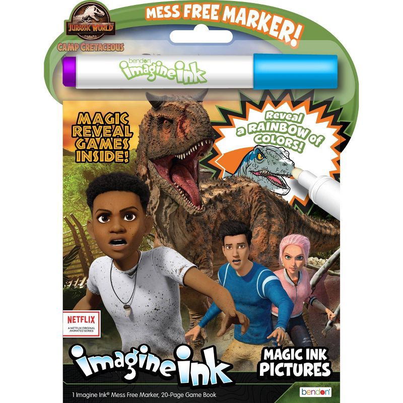 Universal Jurassic World Camp Cretaceous Imagine Ink Book 1 ct | Shipt