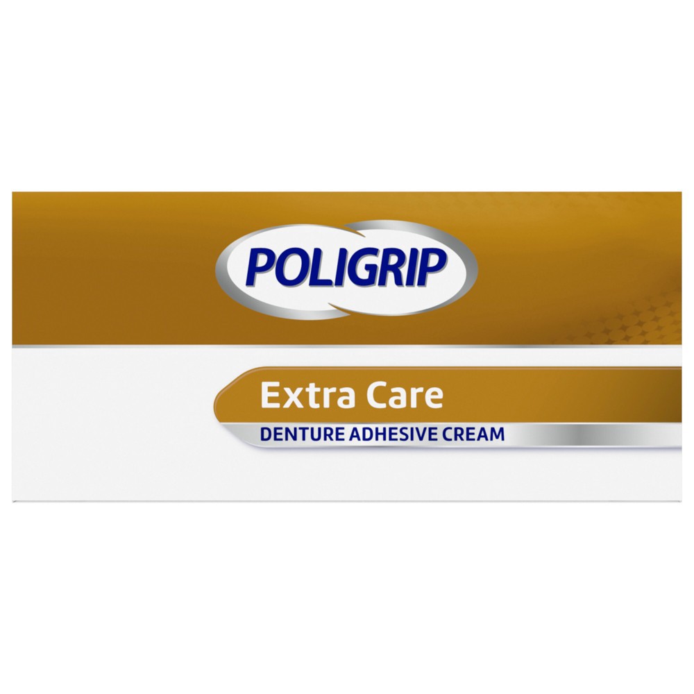 Poligrip Extra Care Zinc Free Denture and Partials Adhesive Cream Twin ...