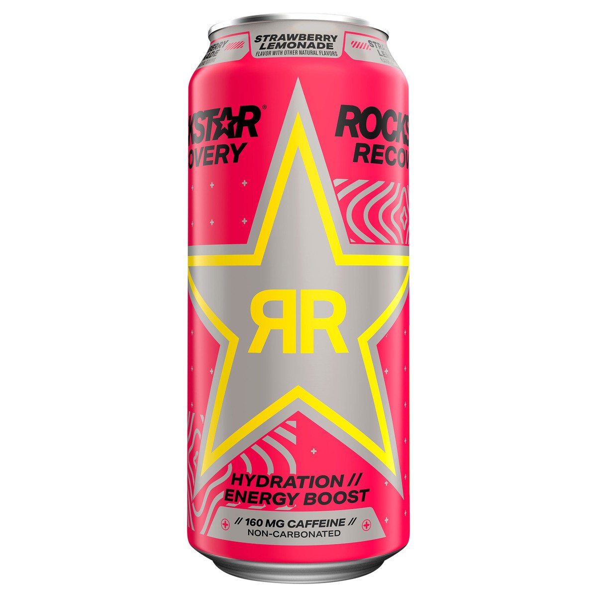 Rockstar Recovery Energy Drink Strawberry Lemonade 16 Fl Oz Can 16 fl ...