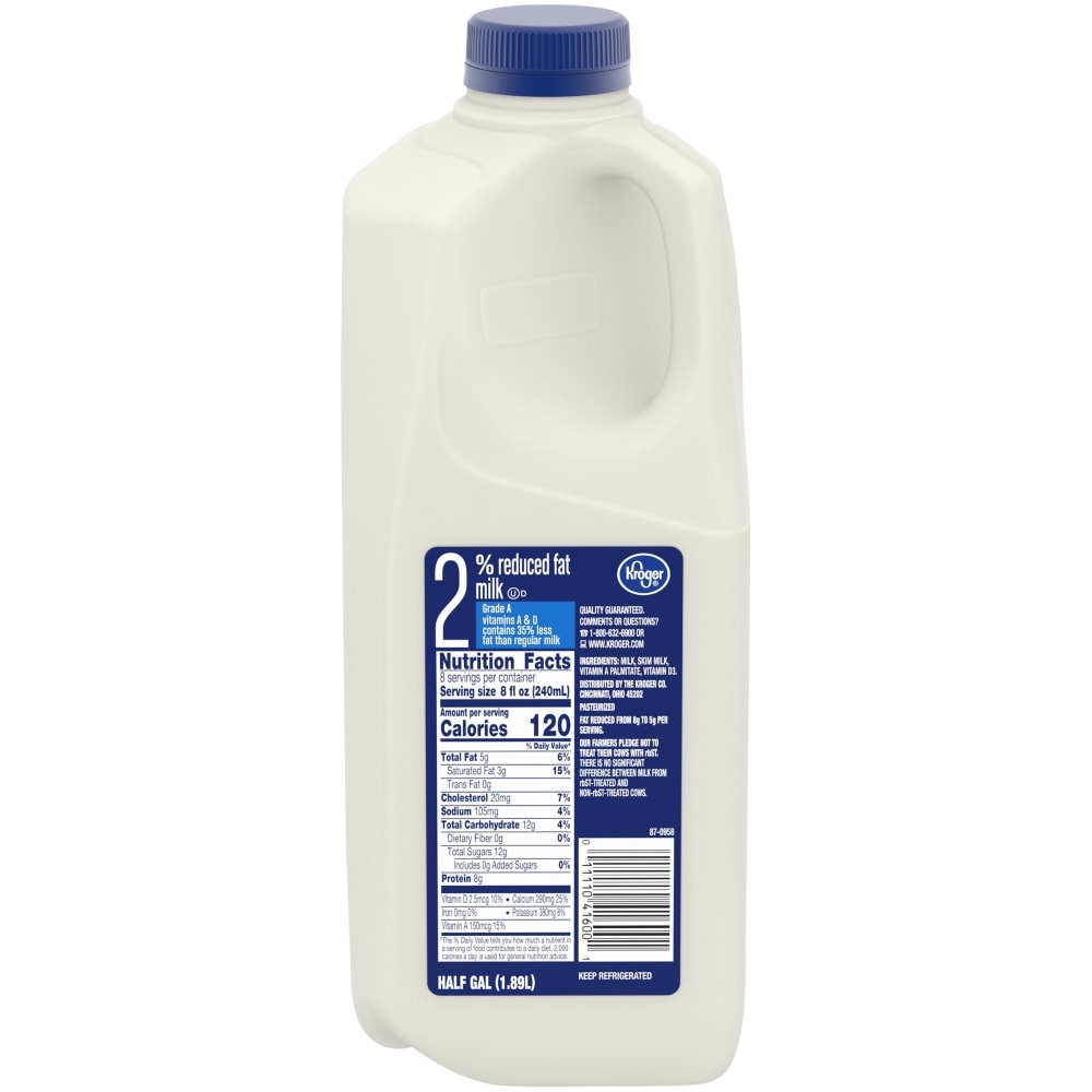Kroger 2% Reduced Fat Milk 64 fl oz | Shipt