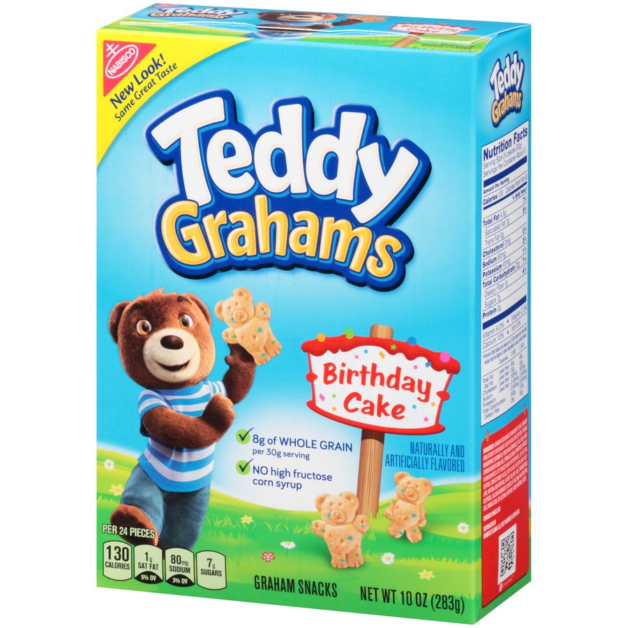 Teddy Grahams Birthday Cake Graham Snacks 10 oz | Shipt
