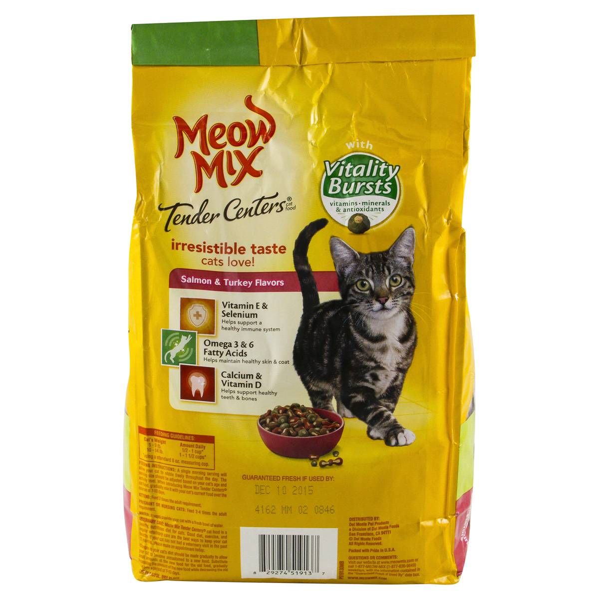 Meow Mix Tender Center With Vitality Bursts 3 lb | Shipt