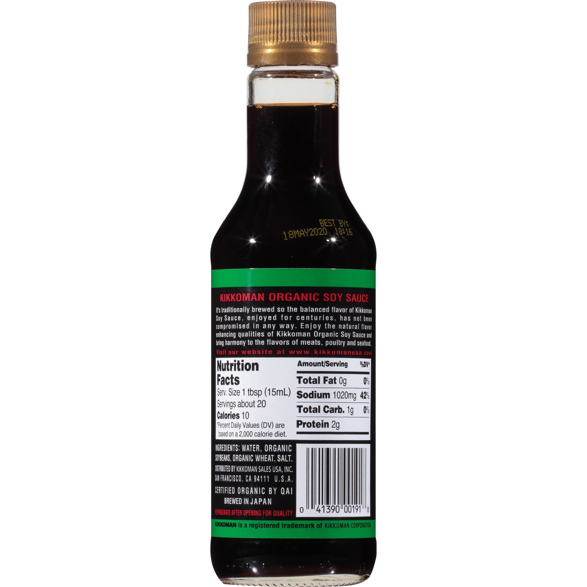 Kikkoman Organic Soy Sauce 10 fl oz | Shipt