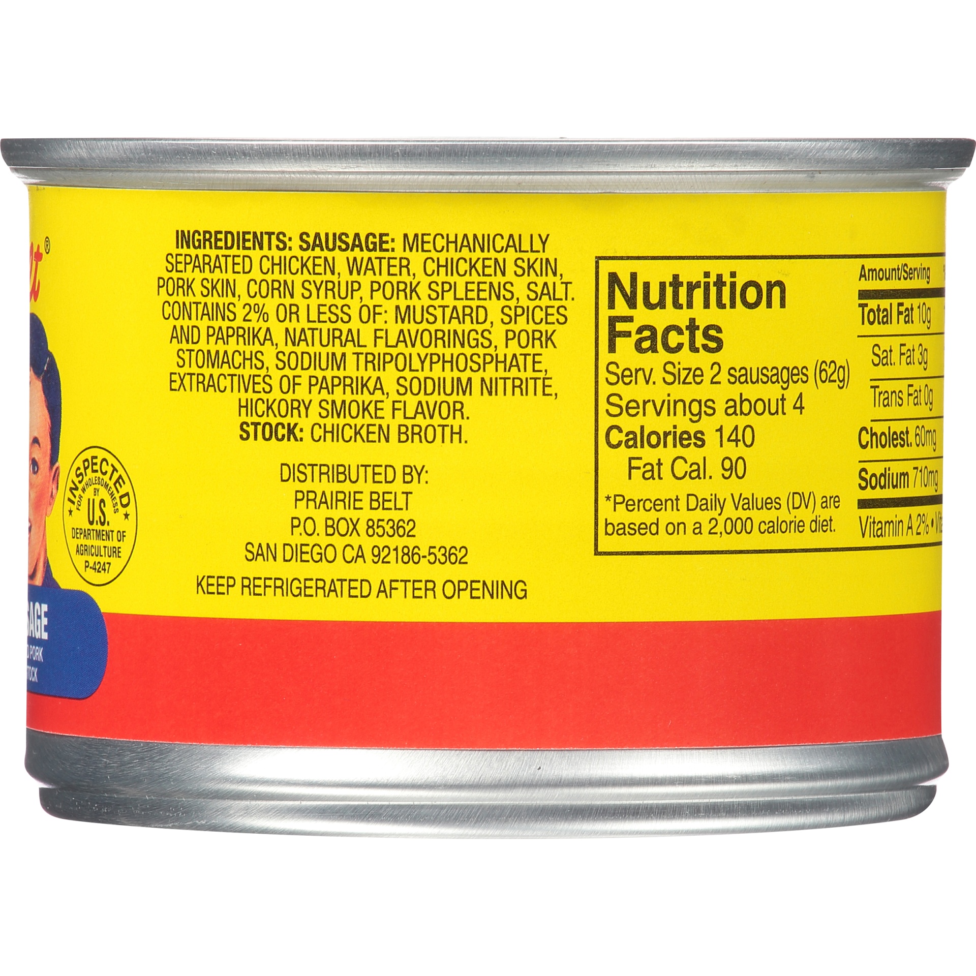 Prairie Belt Smoked Sausage 9.5 oz | Shipt