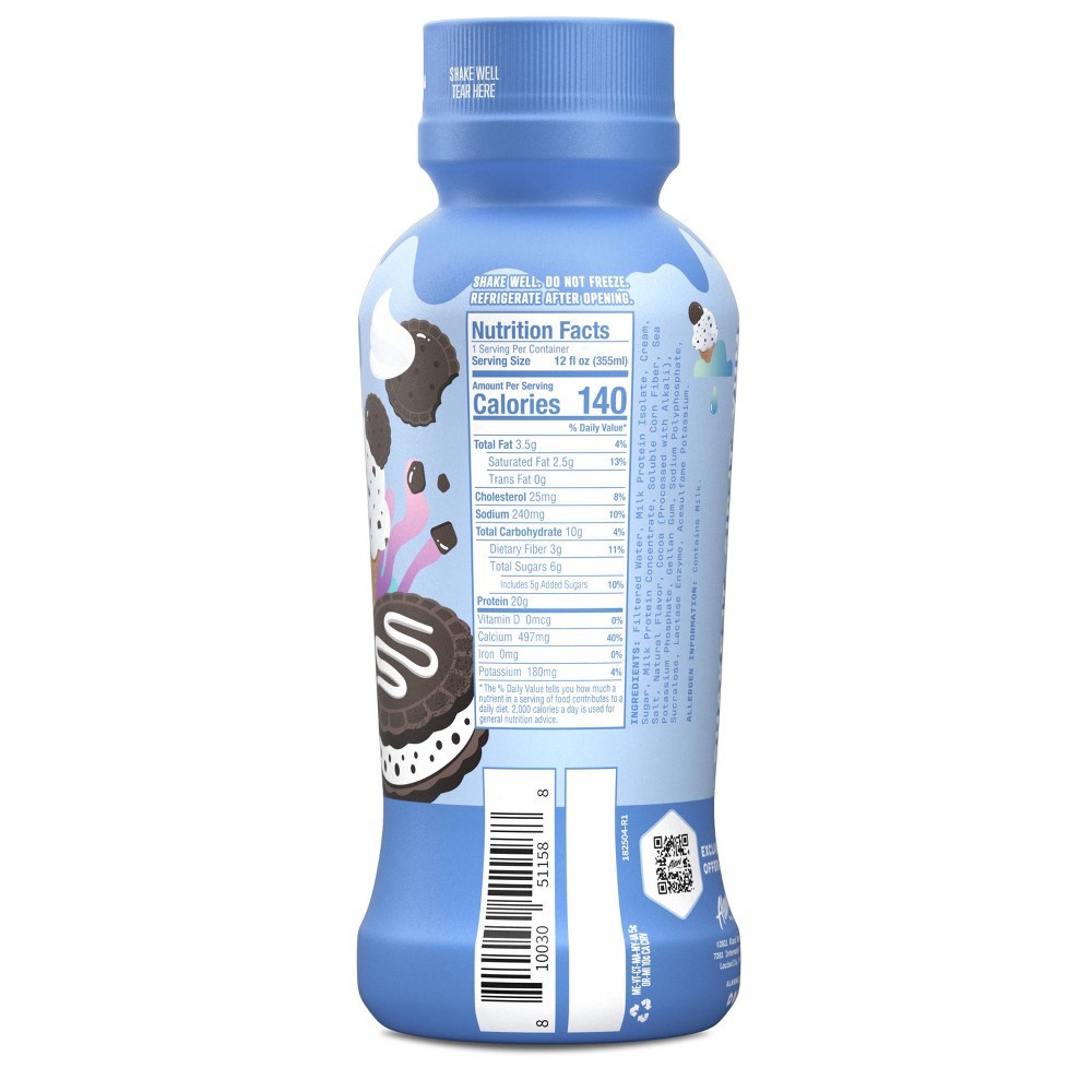 Alani Nu Alani Fit Shake Cookies & Cream Protein Shake - 12 fl oz ...