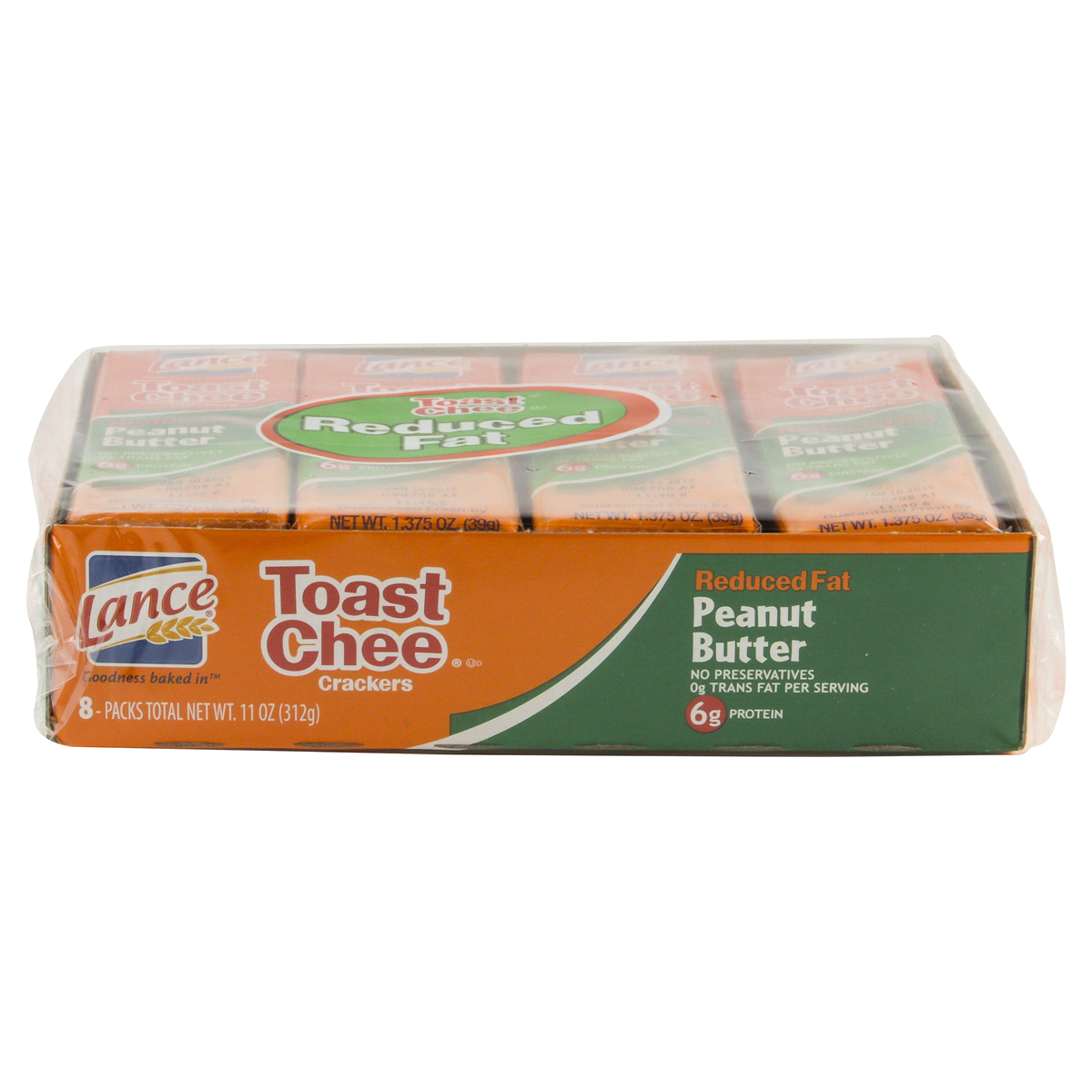 Lance Toast Chee Reduced Fat Peanut Butter Crackers 11 oz | Shipt