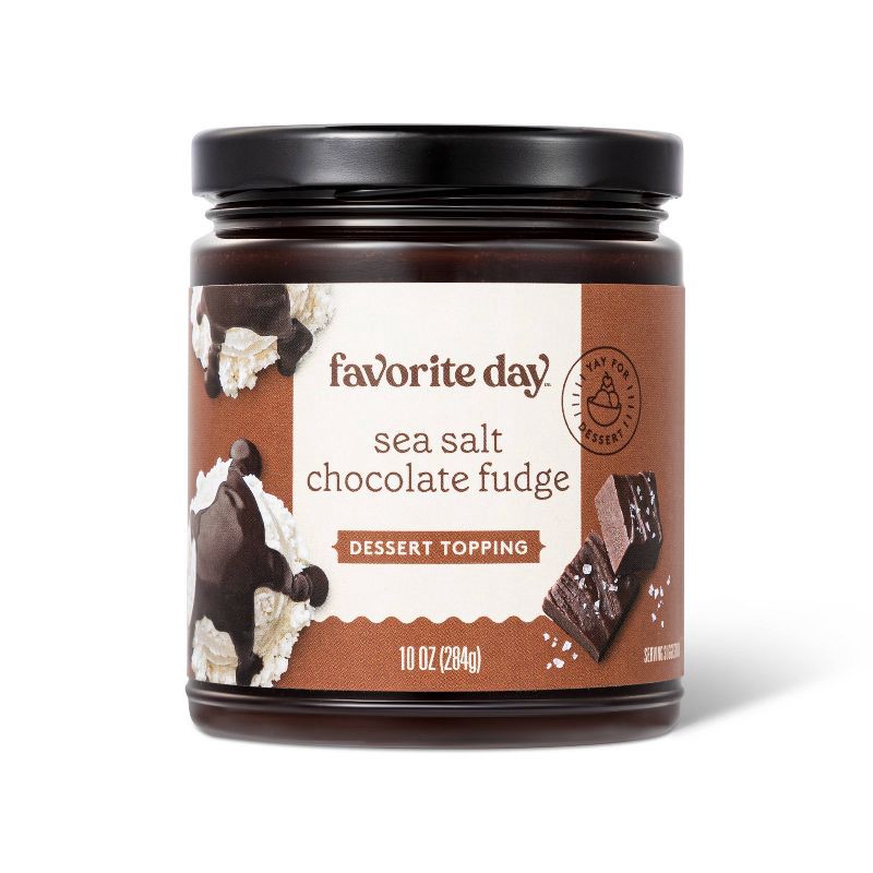 Sea Salt Chocolate Fudge Dessert Topping - 10oz - Favorite Day™ 10 oz ...