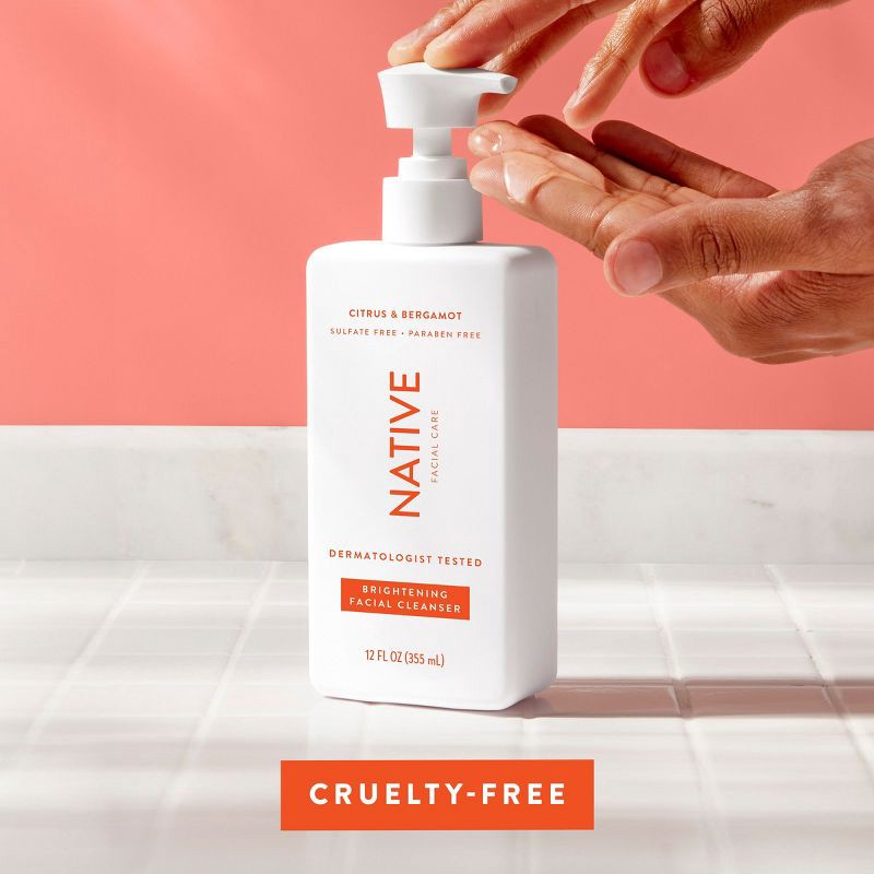 Native Brightening Paraben Free Facial Cleanser for all Skin Types ...