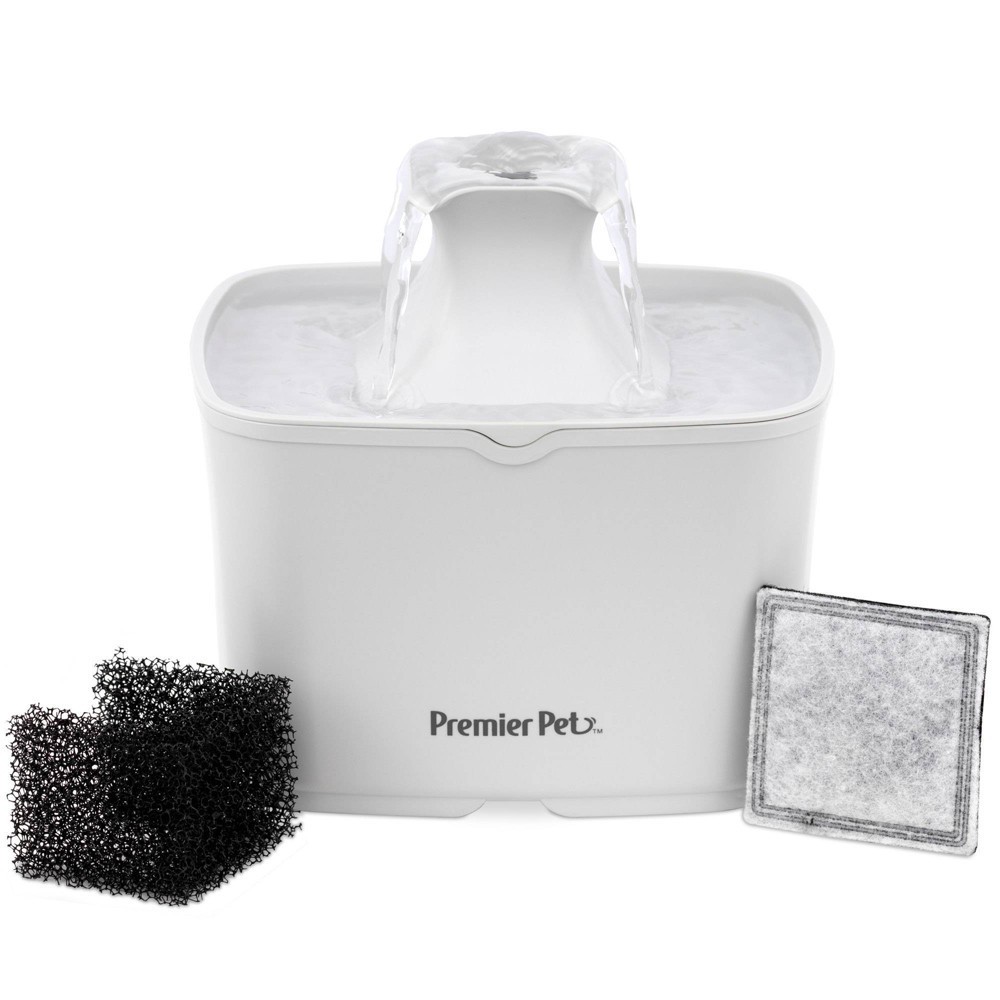 Premier Pet Automatic Water Fountain for Cats and Small Dogs 60 oz | Shipt
