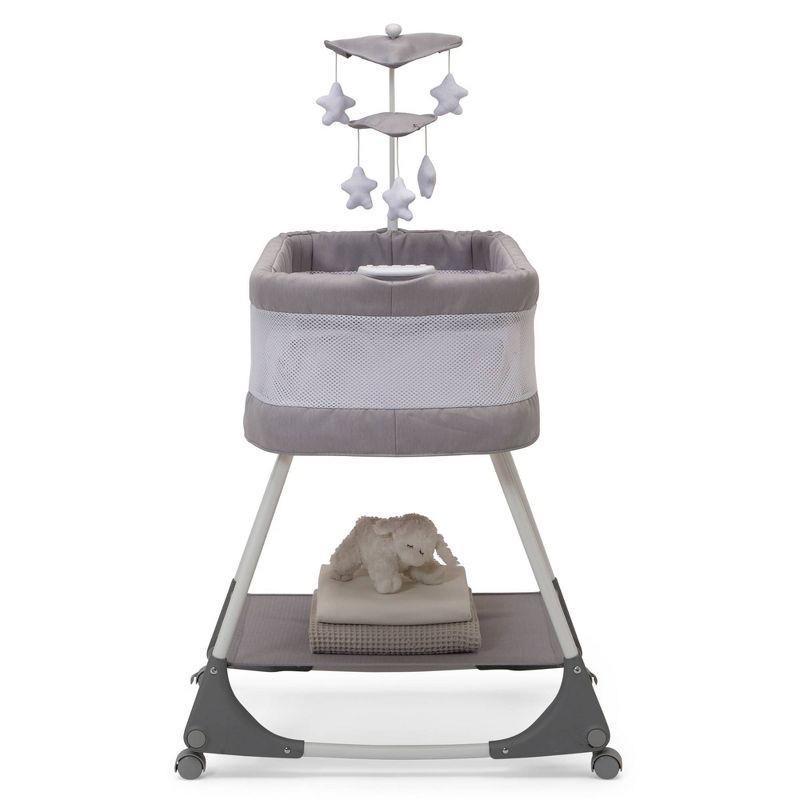 Simmons Kids' Shooting Star Rocking Bassinet with Airflow Mesh ...