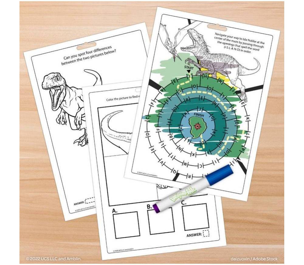 Bendon Jurassic World Imagine Ink Book 1 ct | Shipt