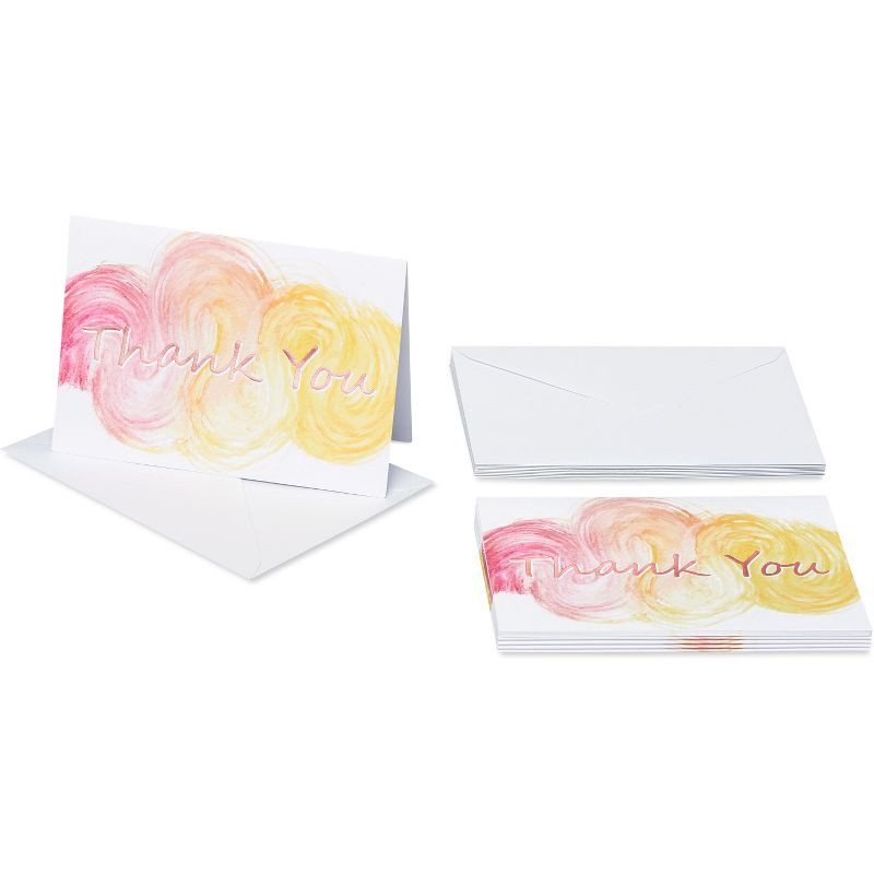 10ct Thank You Cards Swirl - Spritz™ 10 ct | Shipt