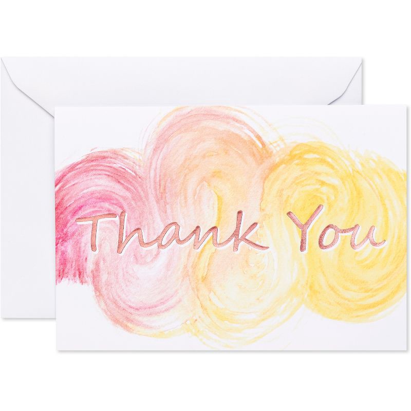 10ct Thank You Cards Swirl - Spritz™ 10 ct | Shipt