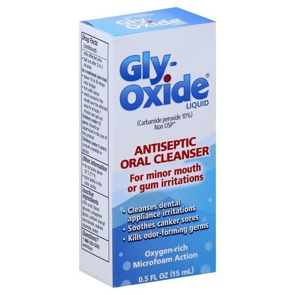 Gly-Oxide Liquid Antiseptic Oral Cleanser 0.5 oz | Shipt