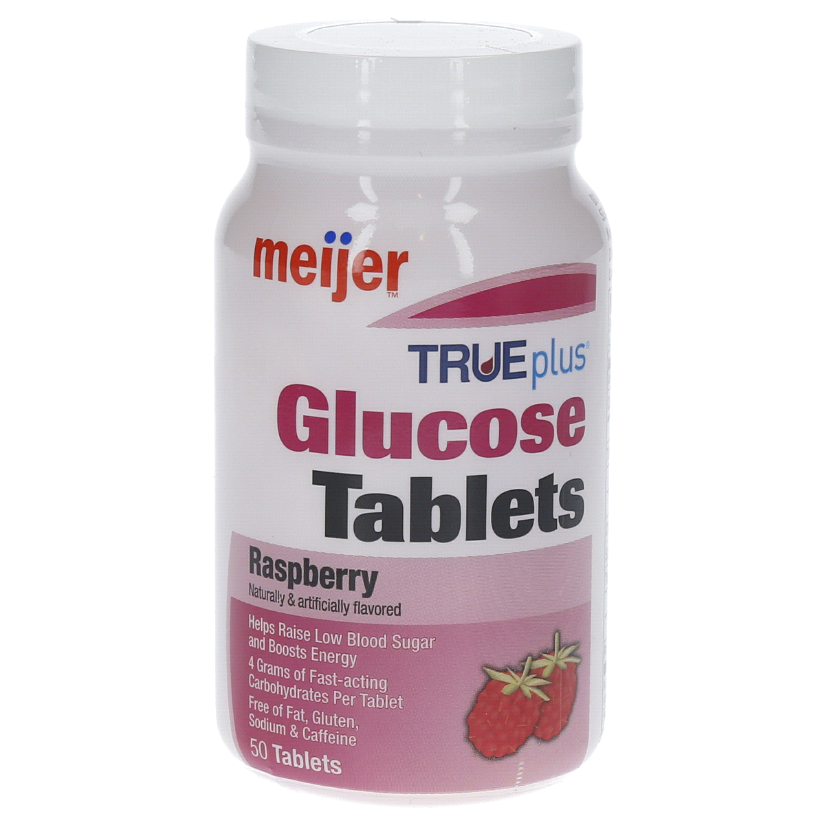 Meijer True Plus Glucose Tablets, Raspberry 50 ct | Shipt