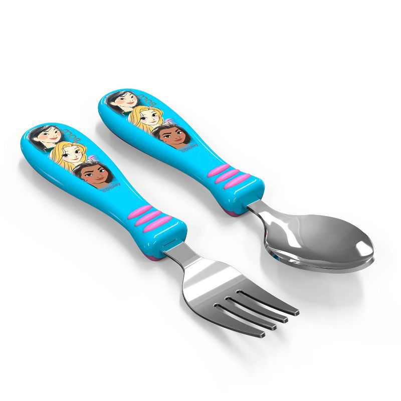 Disney Princess 2pc Stainless Steel Flatware Set - Zak Designs 2 ct | shipt