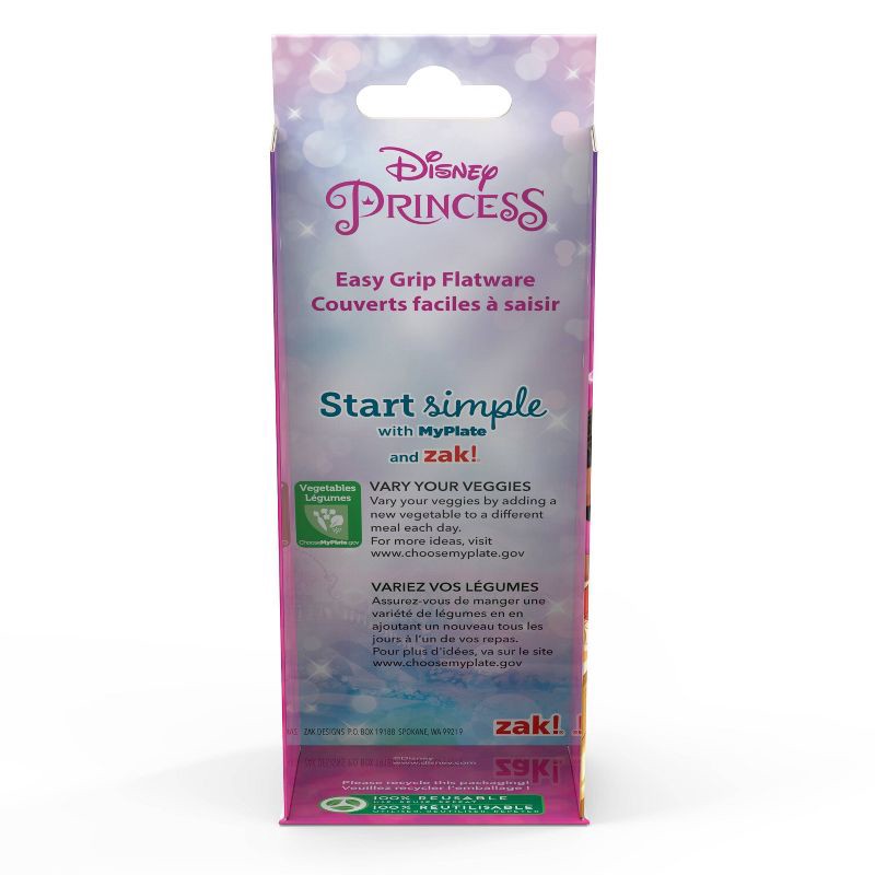 Disney Princess 2pc Stainless Steel Flatware Set - Zak Designs 2 ct | Shipt