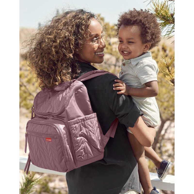 Skip Hop Forma Diaper Bag Backpack - Mauve 1 lb | Shipt