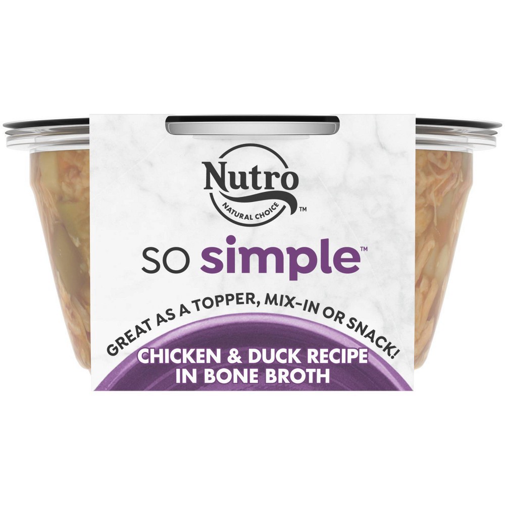 NUTRO So Simple Meal Complement Wet Dog Food Chicken & Duck Recipe in ...