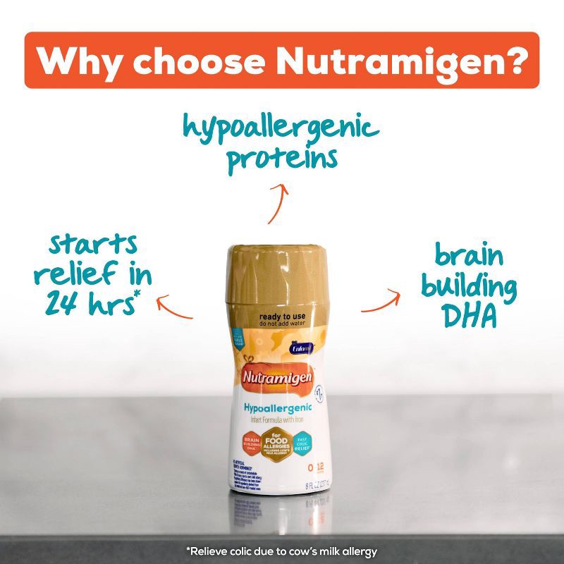 Enfamil Nutramigen Hypoallergenic Ready to Feed Infant Formula - 8 fl ...