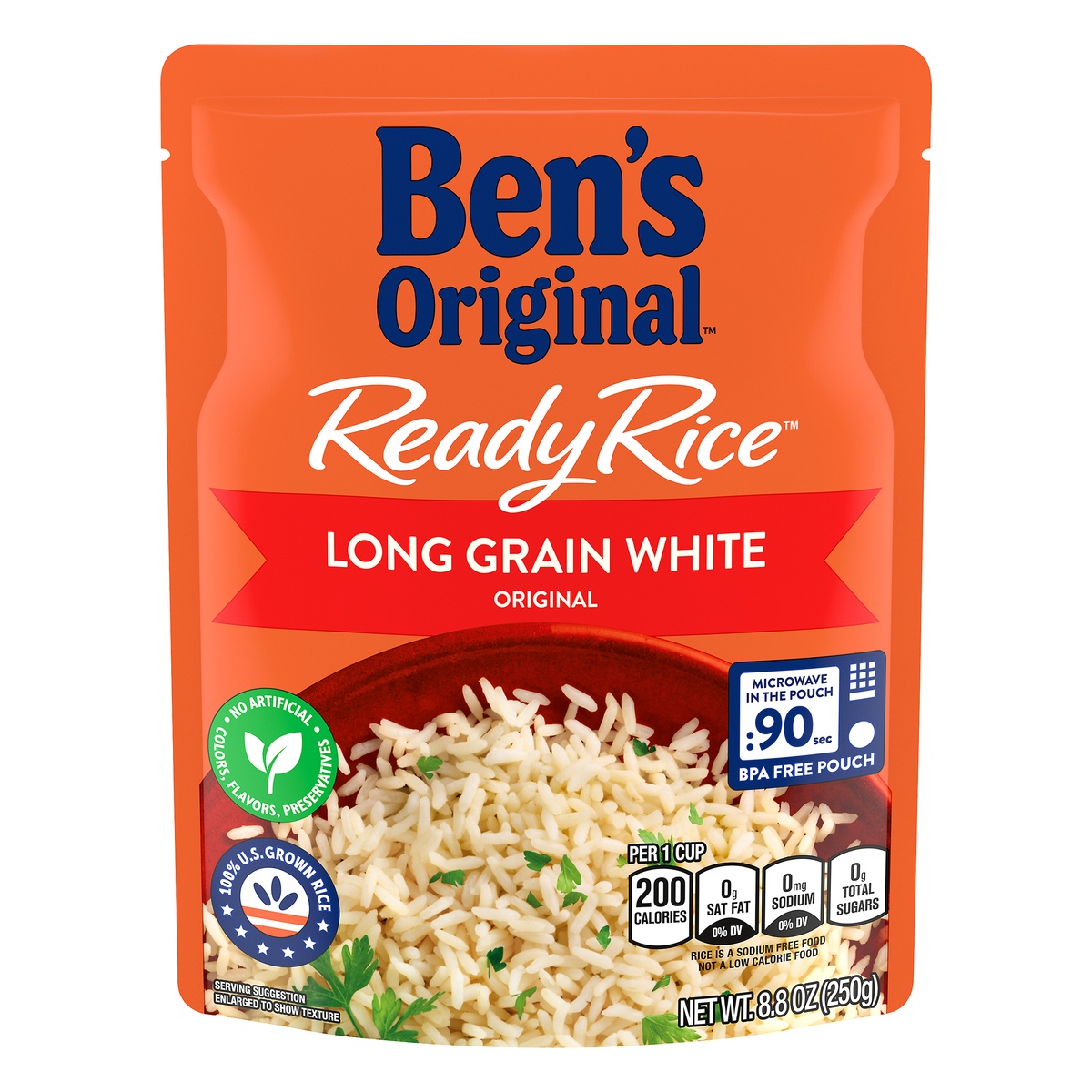 Ben's Original Ready Rice Long Grain Original White Rice 8.8 oz 8.8 oz ...