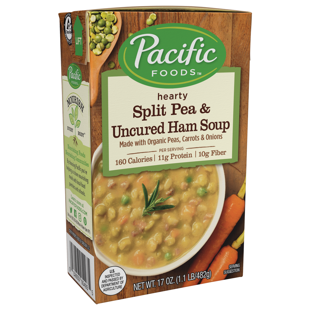 Pacific Foods Split Pea & Uncured Ham Soup 17 oz | Shipt