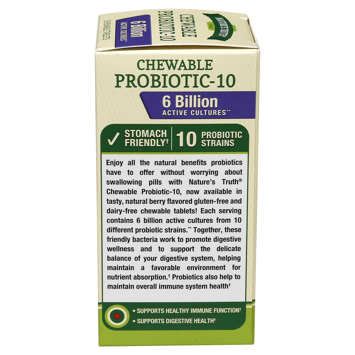 Nature's Truth Probiotic-10 Natural Berry Flavor Dietary Supplement ...