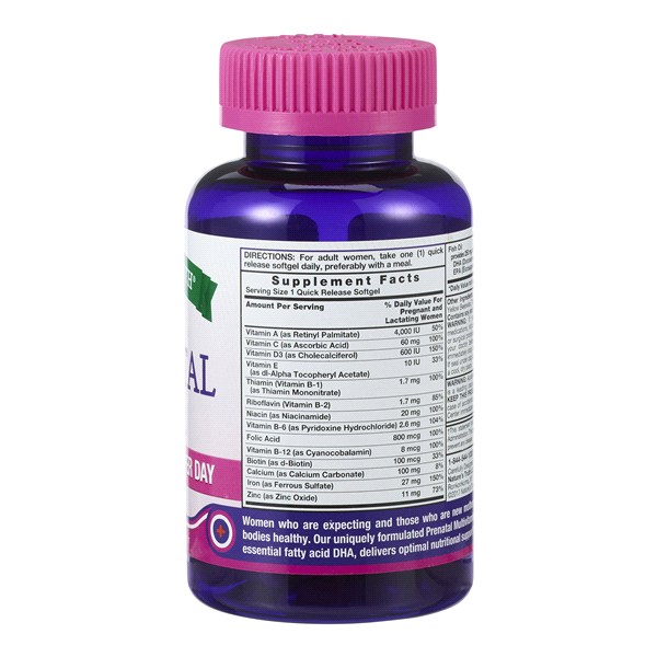 Nature's Truth Ultra Prenatal Vitamins and Minerals plus DHA 60 ct | Shipt