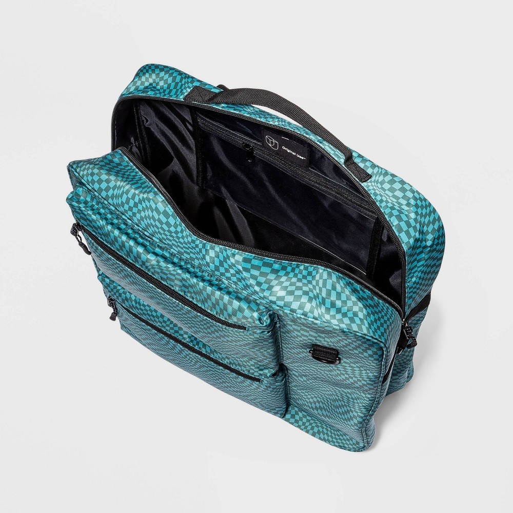 Checkered Wheelchair Backpack - Original Use Blue 1 ct | Shipt