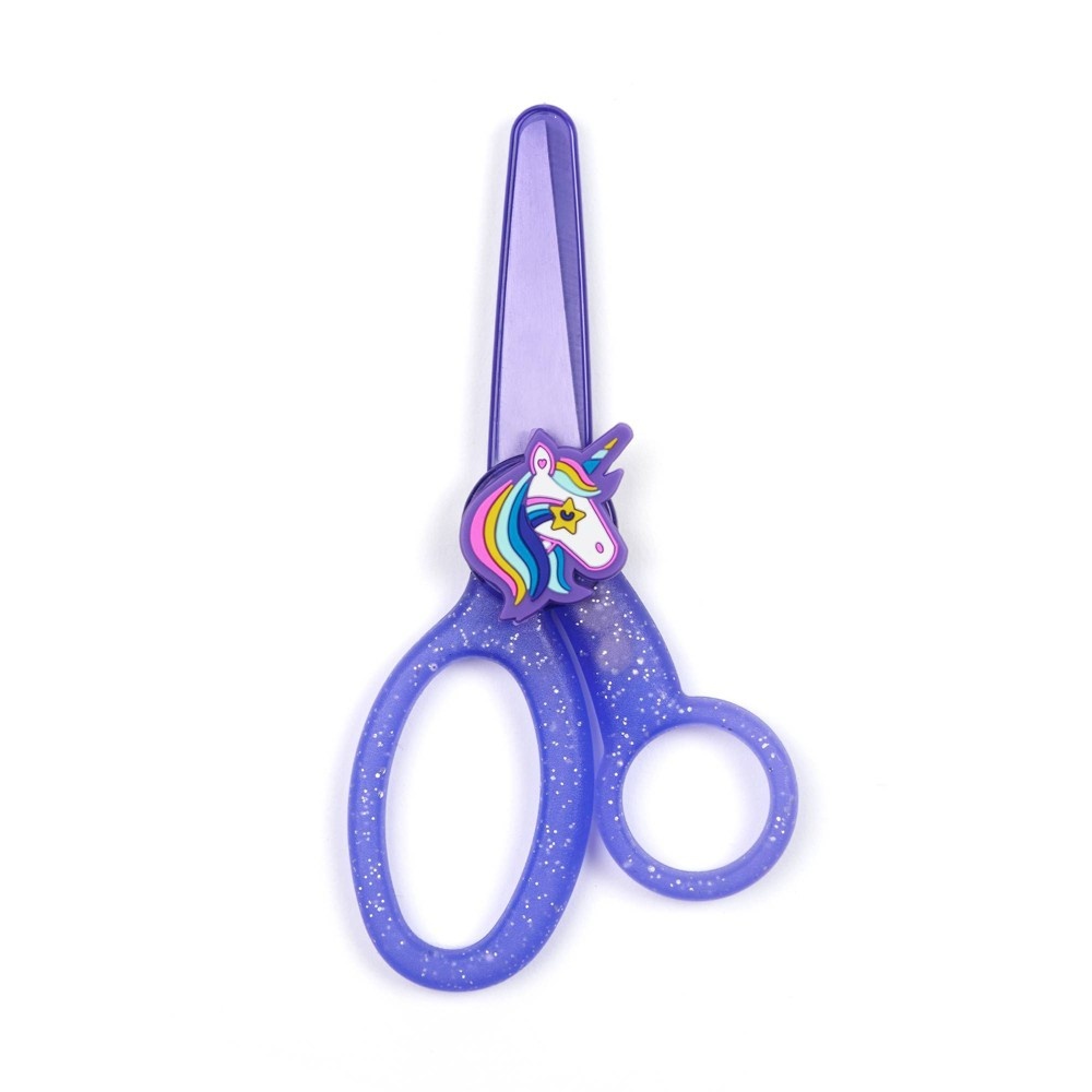 Yoobi Kids Scissor with Cover Purple Unicorn 1 ct | shipt