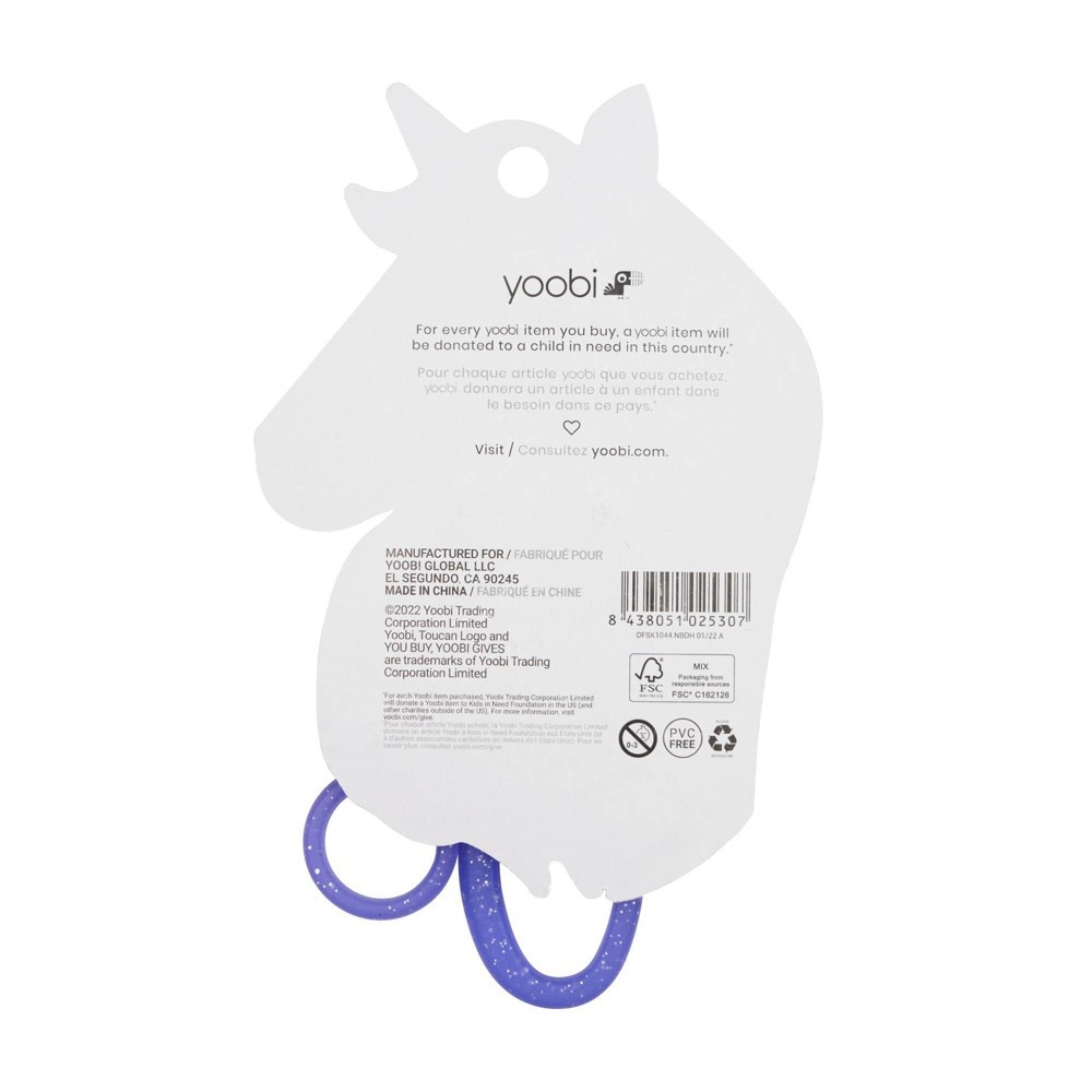 Yoobi Kids Scissor with Cover Purple Unicorn 1 ct | shipt