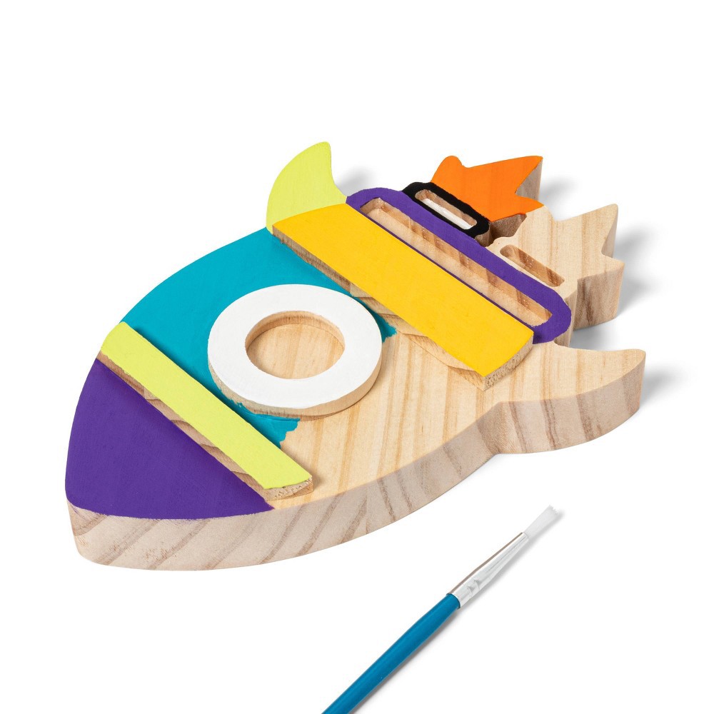 FreeStanding Wood Rocket Ship - Mondo Llama 1 ct | Shipt