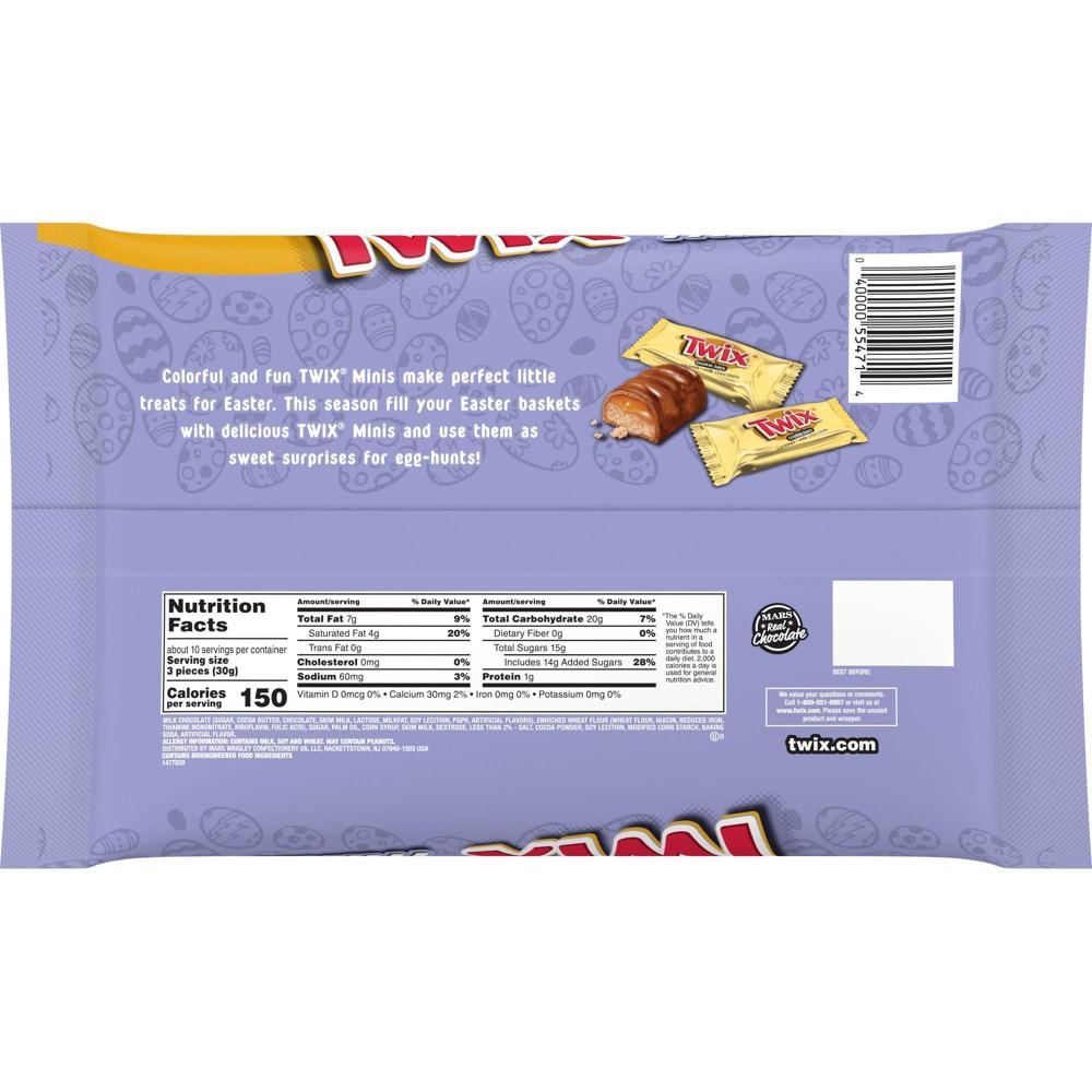 TWIX Easter Caramel Chocolate Candy Cookie Bars 10.43 oz | Shipt