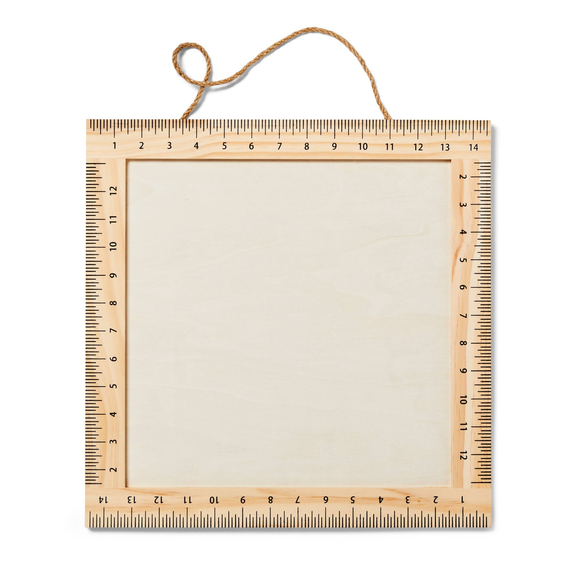Hanging Square Sign with Ruler Border - Mondo Llama 1 ct | Shipt