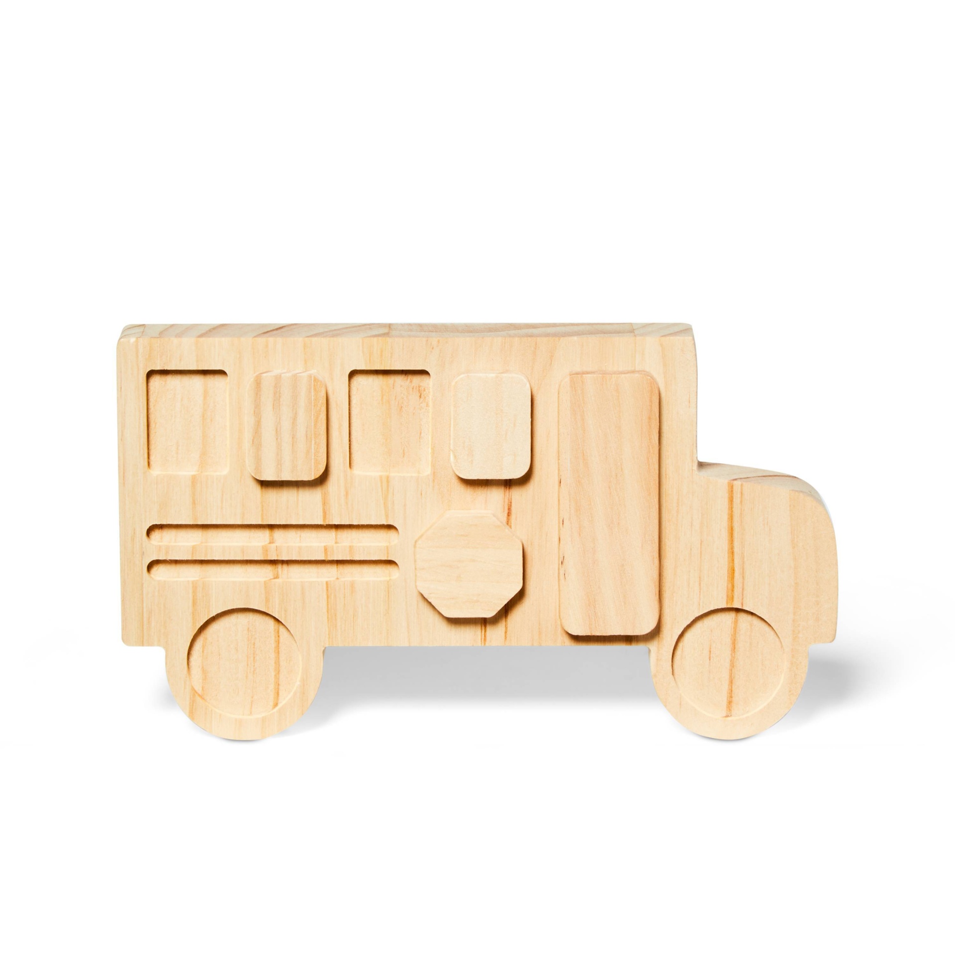 Standing Wood School Bus - Mondo Llama 1 ct | shipt